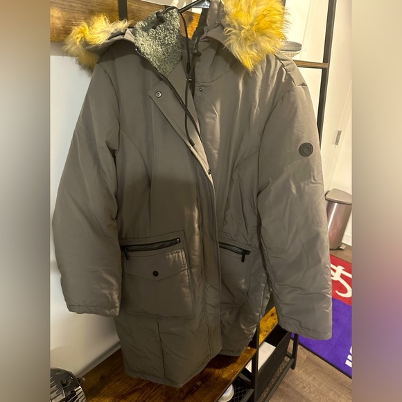 French Connection | Jackets & Coats | French Connection Faux Fur Trim ...
